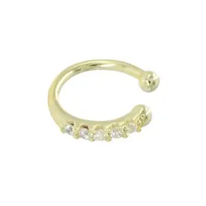 KAMARIA Crystal Ear Cuff - Gold