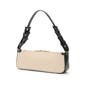 JURGI BRAND Neutrals / Canvas Mano Shoulder Bag - Black