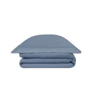DECOFLUX HOME Cotton Bedding Set Silver - Blue