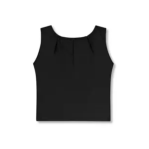 MARIANNE BY MARIE JORDANE Gaby Teardrop Neckline Top - Black