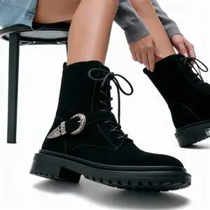 BY VIRGO Mireya Handcrafted Leather Boot - Brown