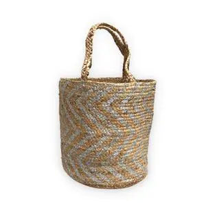 VIDA VIDA Neutrals Jute Beach Tote Bag - Gray