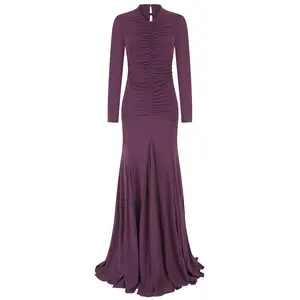 CELESTINE & MAE Zinnia Maxi Dress In Tulipwood - Purple