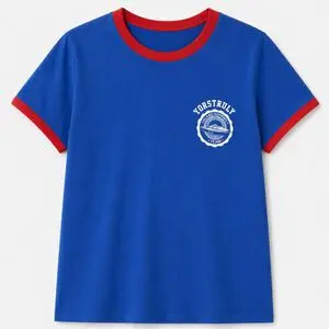 YORSTRULY Island Team T-shirt Aegean - Blue