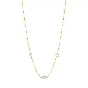 SHYMI Multi Fancy Shape Necklace - Gold
