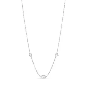 SHYMI Multi Fancy Shape Necklace - Silver