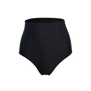 PAOLA AMADOR High Waist Bikini Bottom - Black