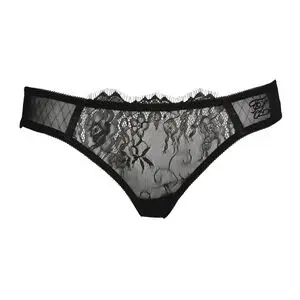 TALLULAH LOVE Liquorice Lace Brief - Black