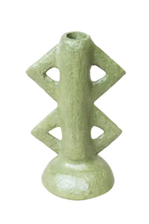 Botanical Boys Paper Mache Candle Holder Fifty Two Three