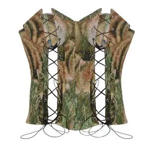 28NATELIER The Meow Corset - Black/brown