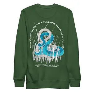 ANCHOR & CREW Cotton Blend Graphic Sweatshirt