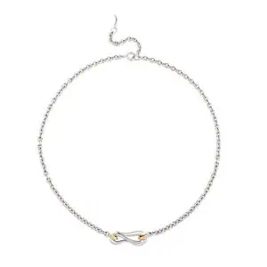 DINNY HALL Toro Lasso Necklace - Silver