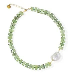VINTOUCH ITALY Artemis Quartz Necklace - Green