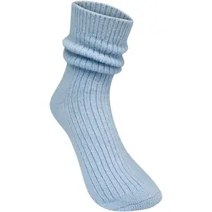 HIGH HEEL JUNGLE BY KATHRYN EISMAN Cashmere Socks Powder - Blue