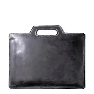 ROARCRAFT Flat Design Leather Portfolio - Grey