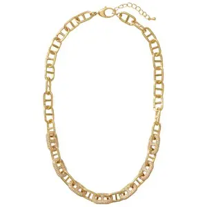 ALEXIE OF ATHENS Greco Pavé Equestrian Chain - Gold