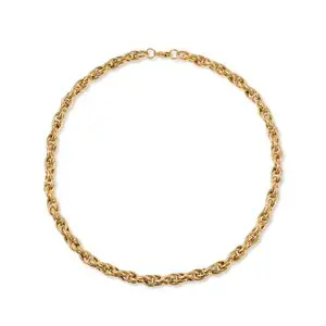 A WEATHERED PENNY Knot Necklace - Gold
