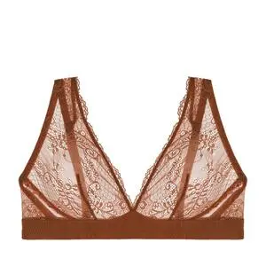 JOURNELLE Sapna Plunge Bralette Cannelle