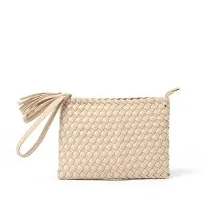 ARMS OF EVE Neutrals Lavinia Clutch Bag Cream - White