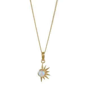 CHARLOTTE'S WEB JEWELLERY Total Eclipse Necklace Moonstone - Gold