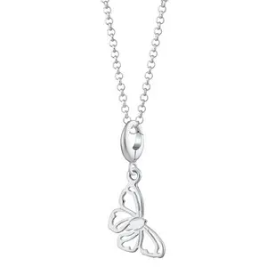 LILY CHARMED Sterling Butterfly Charm Necklace - Silver
