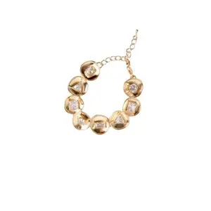 Saachi Divine Statet Charm Bracelet - Gold