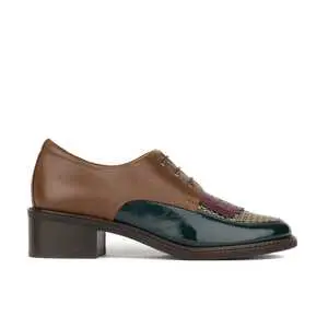 EMBASSY LONDON USA Retro Tone Green & & Burgundy - Brown