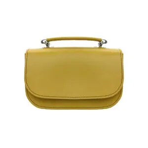 ZATCHELS Aura Handmade Leather Clutch Bag Ochre - Yellow