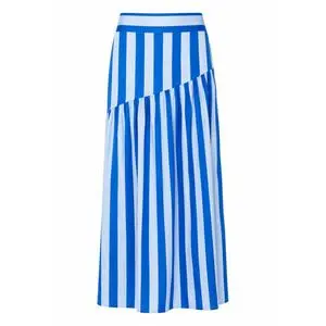 Mind Traveler Beth Striped Skirt - Blue