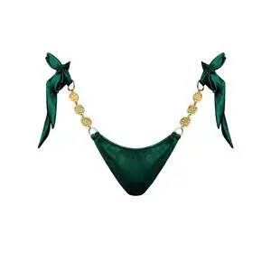 IVY SWIMWEAR Eden In Emerald Bikini Bottoms - Green