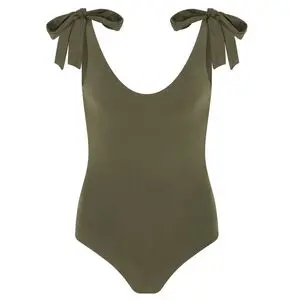 SOLPARDUS Thea Forest Bamboo Onepiece Swimsuit - Green