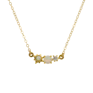 LA KAISER Three Wishes Pendant - Gold
