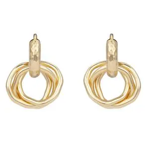COCO & KINNEY Anna Belle Russian Wedding Ring Drops - Gold