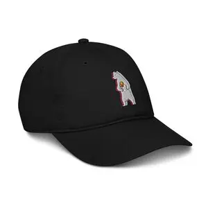 ANCHOR & CREW Organic Cotton Embroidered Baseball Cap - Black