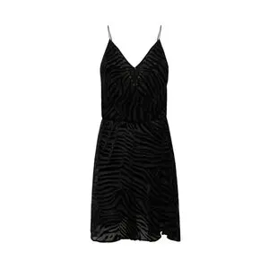 SVETA MILANO Nancy Short Devoré-velvet Dress - Black