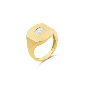 SHYMI Chunky Statet Ring - Gold