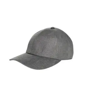 CACHEMIO Minimalist Linen Baseball Cap - Grey