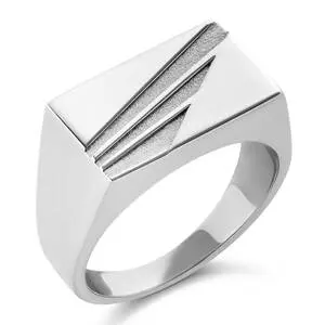 HEIR LONDON Handcrafted Chunky Ring Spectre - Silver