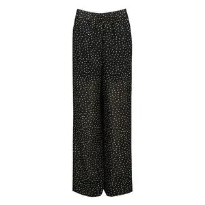 GINTA Wide Leg Pants In Polka Dots