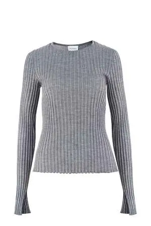 SALANIDA Brera Merino Long-sleeve Top Light - Grey