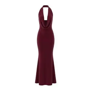 ALOMA STUDIO Frisson Maxi Dress Wine - Red