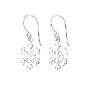 Lily Charmed Silver Earrings