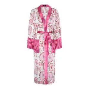 JESSICA RUSSELL FLINT Long Robe The Hamptons - Pink
