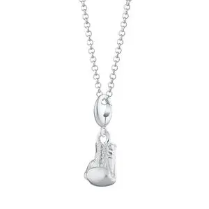 LILY CHARMED Sterling Boxing Glove Charm Necklace - Silver