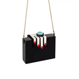 GISSA BICALHO Bag Acrylic Handmade Hands