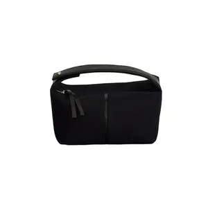 SUUD COLLECTION Archi Canvas Handbag - Black
