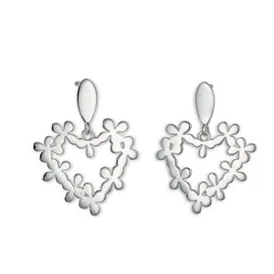 TOOLALLY Mini Hearts In Flowers - Silver
