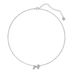 CLOUD HAVEN Dainty Logo Pendant Necklace - Silver