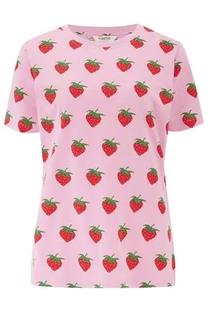 SUGARHILL BRIGHTON Maggie T Shirt Strawberries - Pink