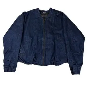 WIN OUT Balloon Denim Bomber
